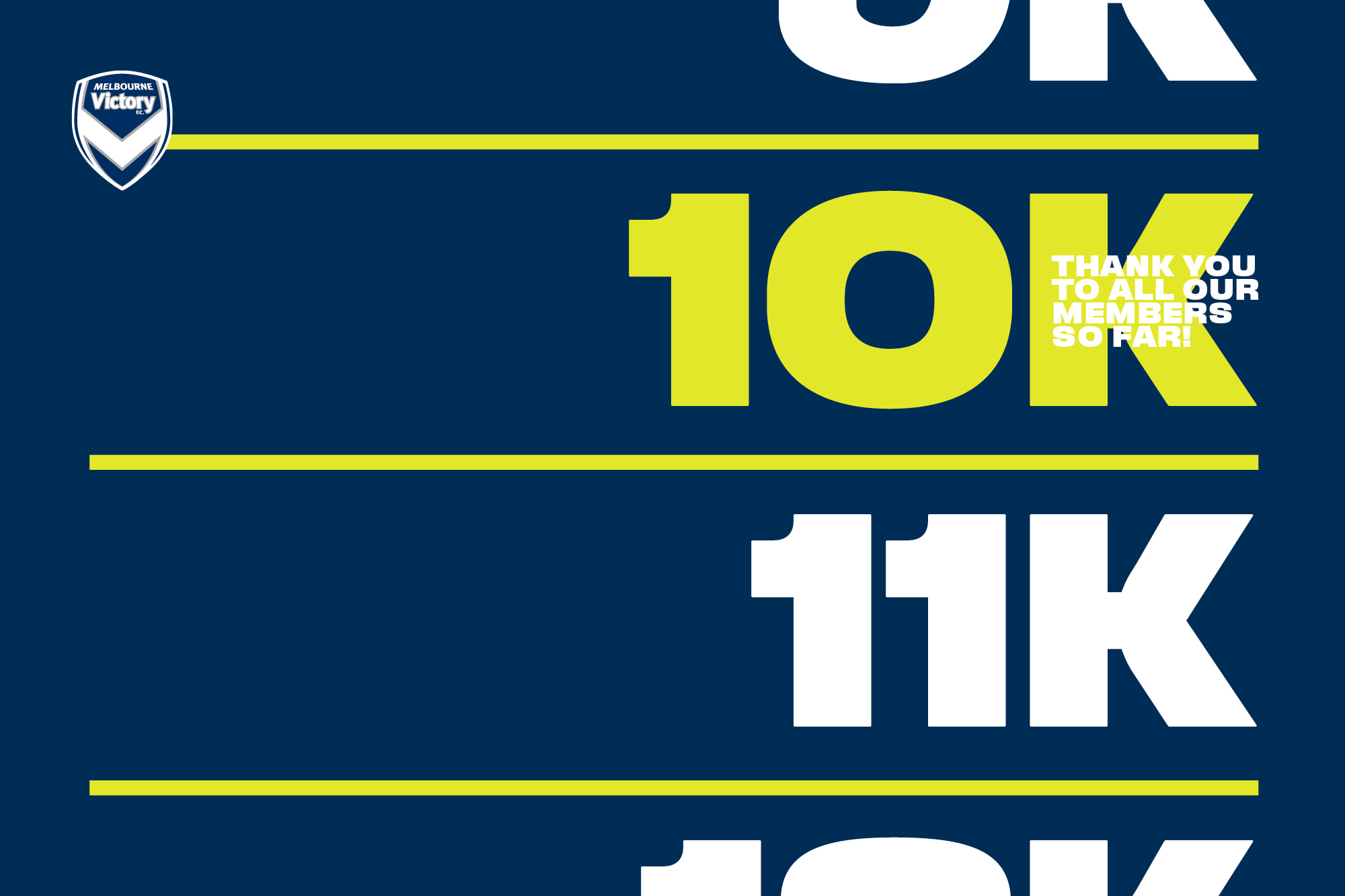 10,000 members and counting | Melbourne Victory