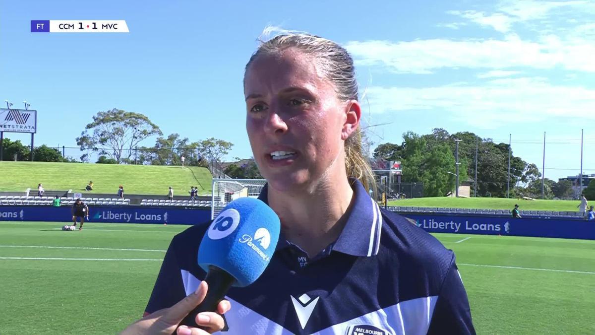 Rachel Lowe | Post-Match Interview | Melbourne City v Melbourne Victory ...