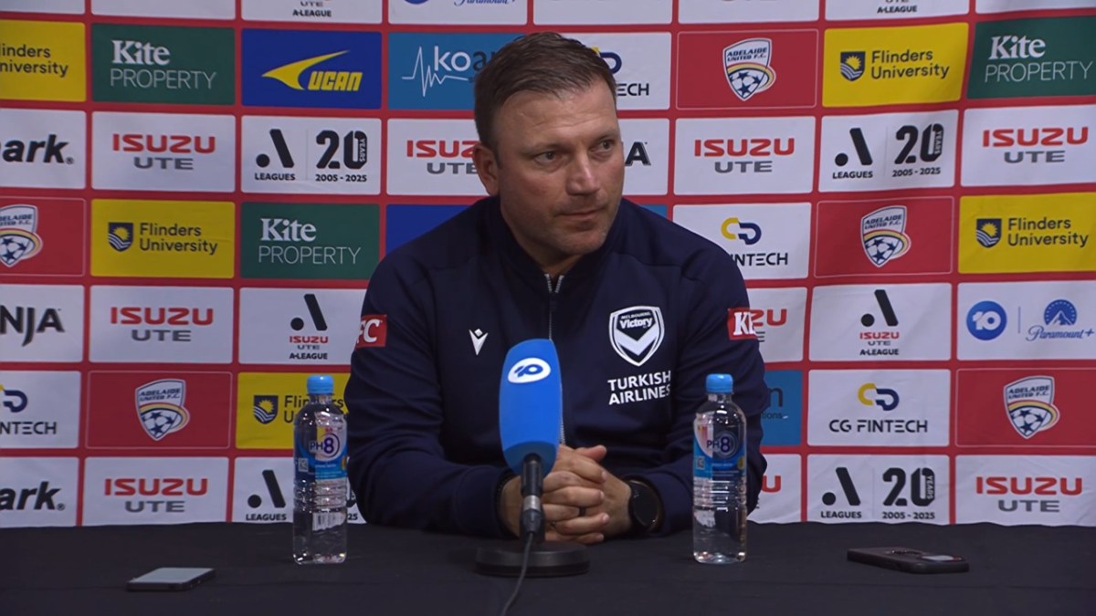 Arthur Diles | Press Conference | Adelaide United v Melbourne Victory ...
