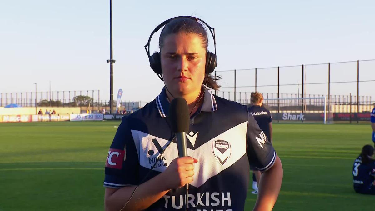 Rachel Lowe | Post-Match Interview | Melbourne City v Melbourne Victory ...