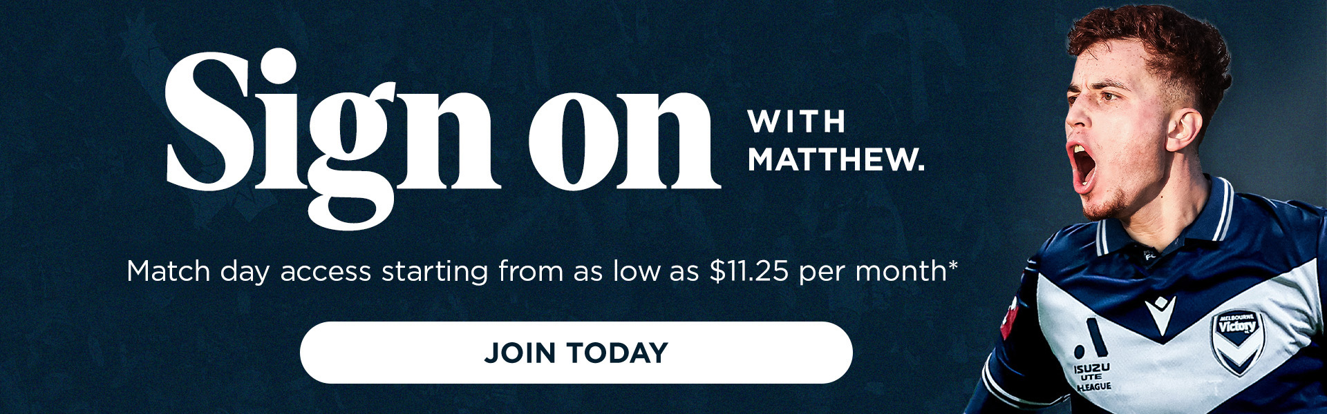 Melbourne Victory sign Matthew Grimaldi | Melbourne Victory