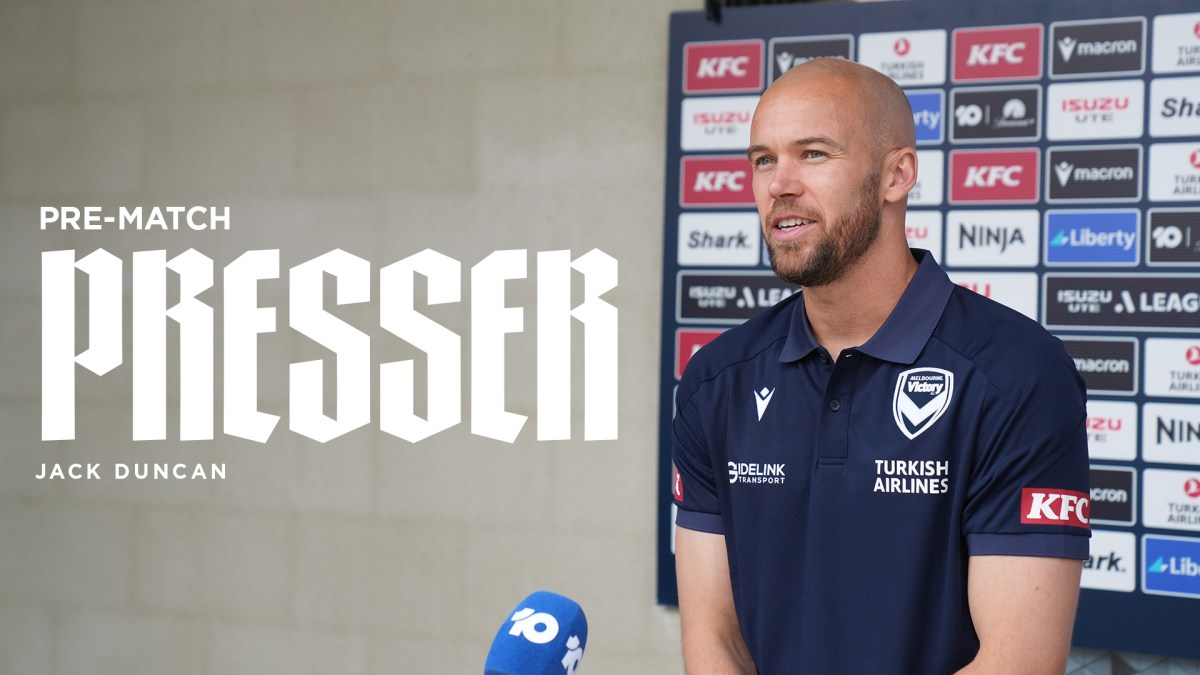 Victory's Jack Duncan on what will decide Melbourne Derby | Melbourne ...