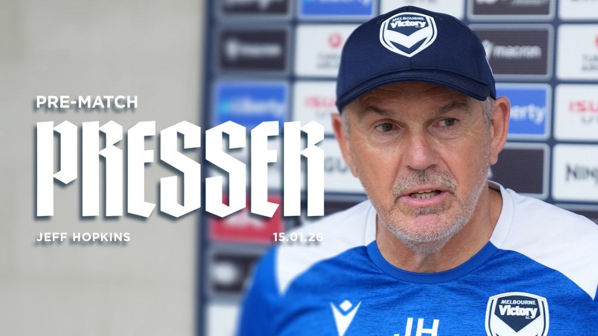 PRESS CONFERENCE | JEFF HOPKINS – Round 13 | A-Leagues Videos