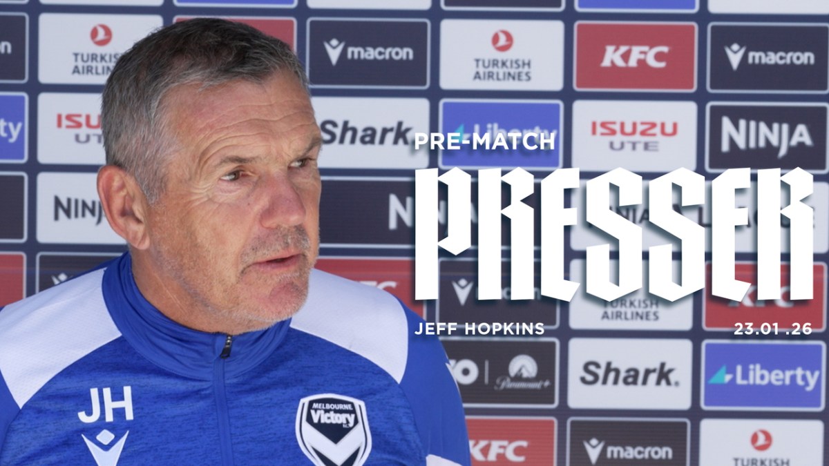 PRESS CONFERENCE | JEFF HOPKINS – Round 14 | A-Leagues Videos