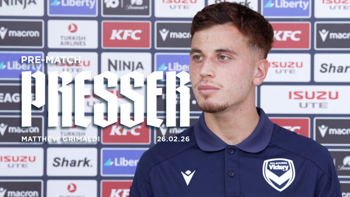 PRESS CONFERENCE | MATTHEW GRIMALDI – Round 19 | A-Leagues Videos