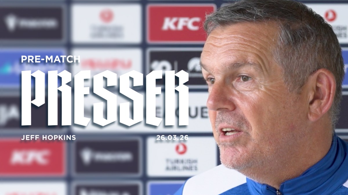 PRESS CONFERENCE | JEFF HOPKINS – Round 21 | A-Leagues Videos